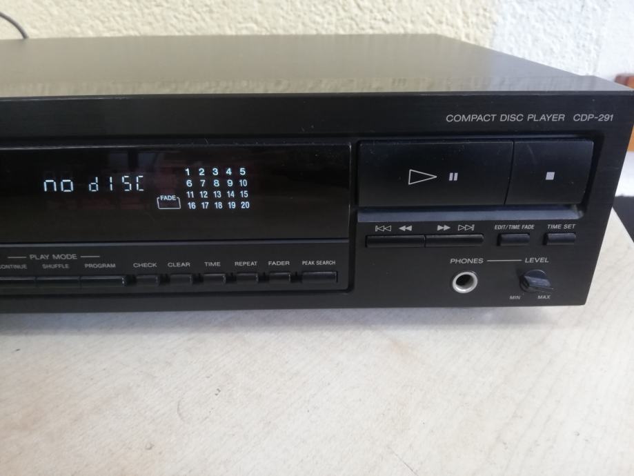 SONY CDP-291, CD PLAYER