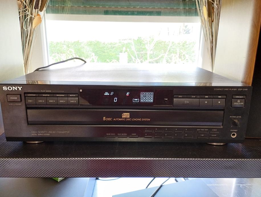 SONY CDP-C425, 5 CD CHANGER/PLAYER