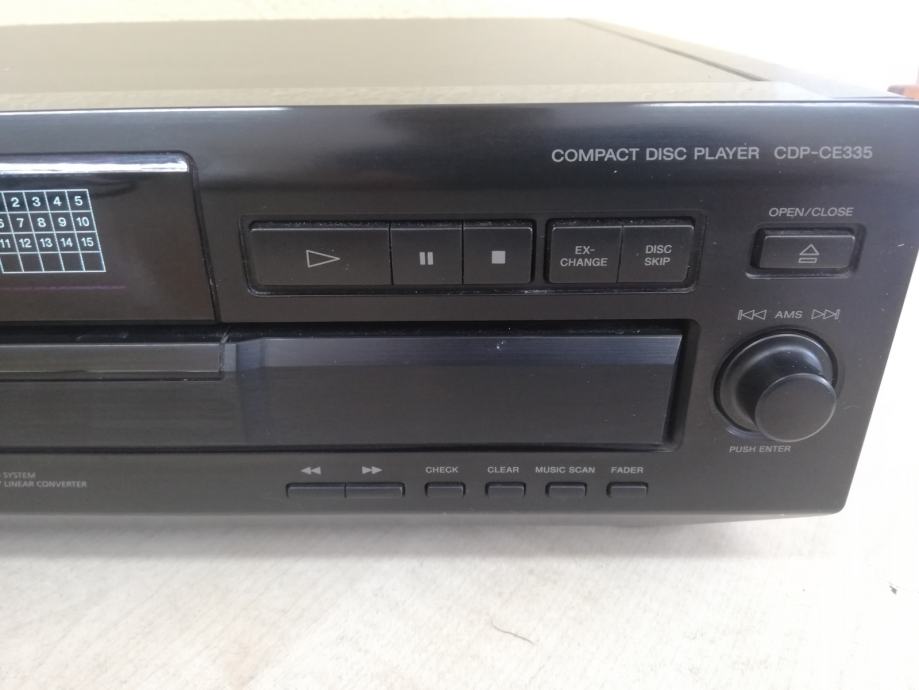 SONY CDP-CE335, 5 cd changer player