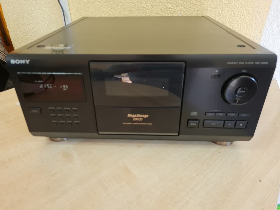 SONY CDP-CX200, MEGA storage 200 CD
