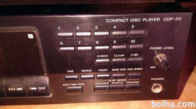 Sony compact disc player CDP-311, predvajalnik zgoščenk