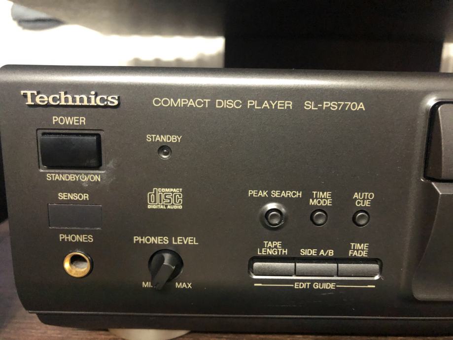 Technics compact disc player SL- PS 770A- high end