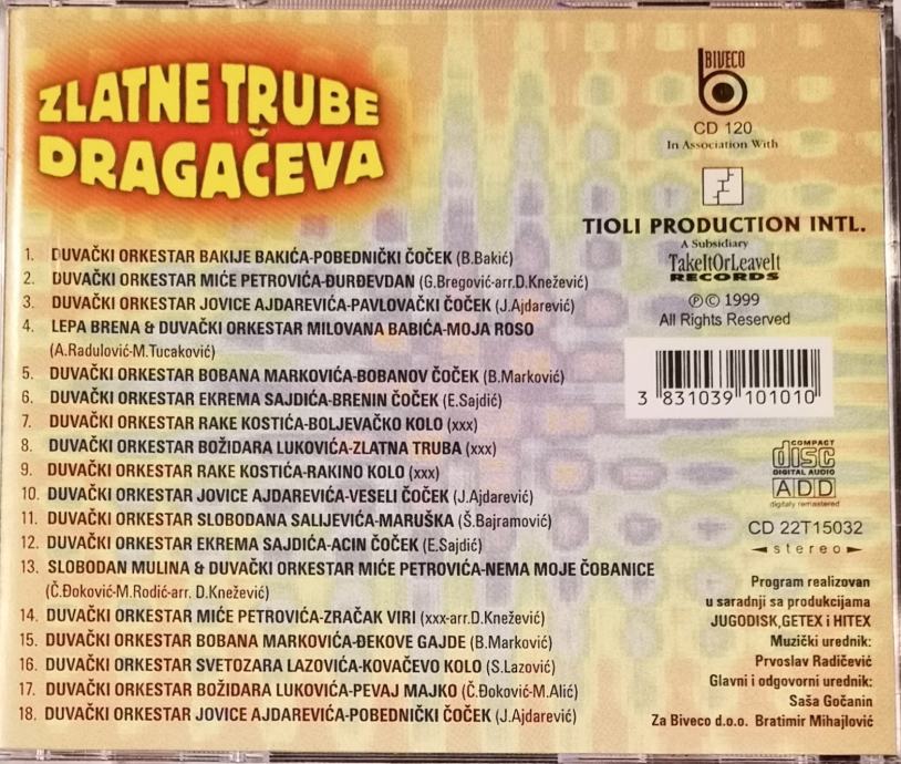 011 ZLATNE TRUBE DRAGAČEVA