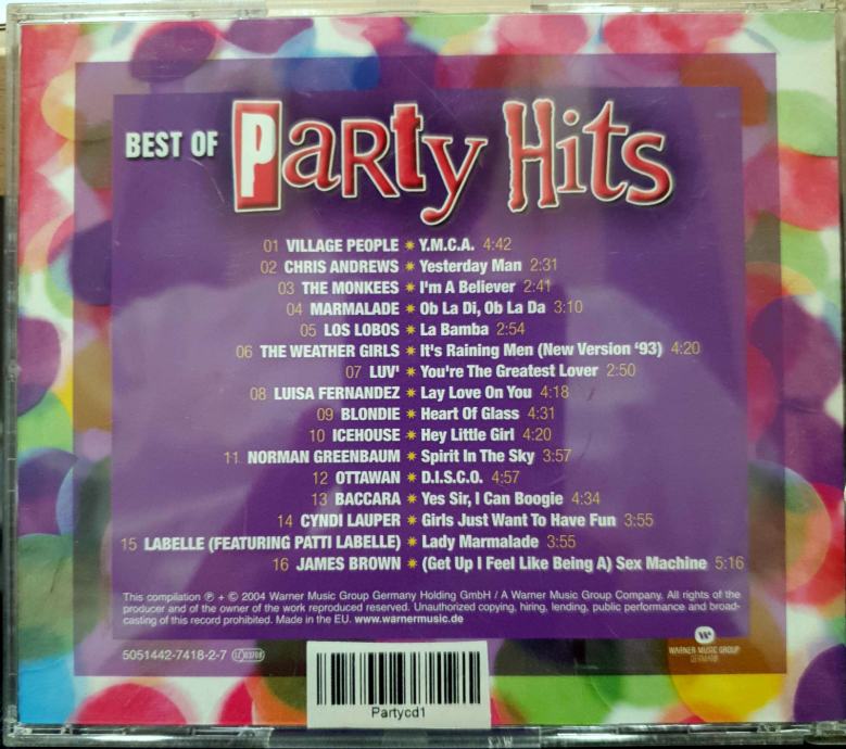 Best of Party Hits cd 1 - Različni izvajalci