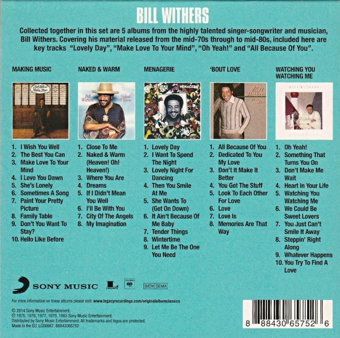 Bill Withers – Original Album Classics (5x CD)
