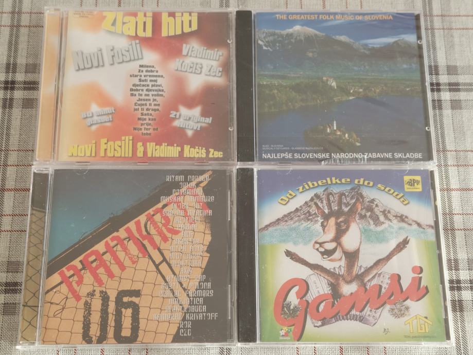CD GLASBA 10,ZAPAKIRANI CD-JI,PANKRTI,GAMSI,POROKA MIX