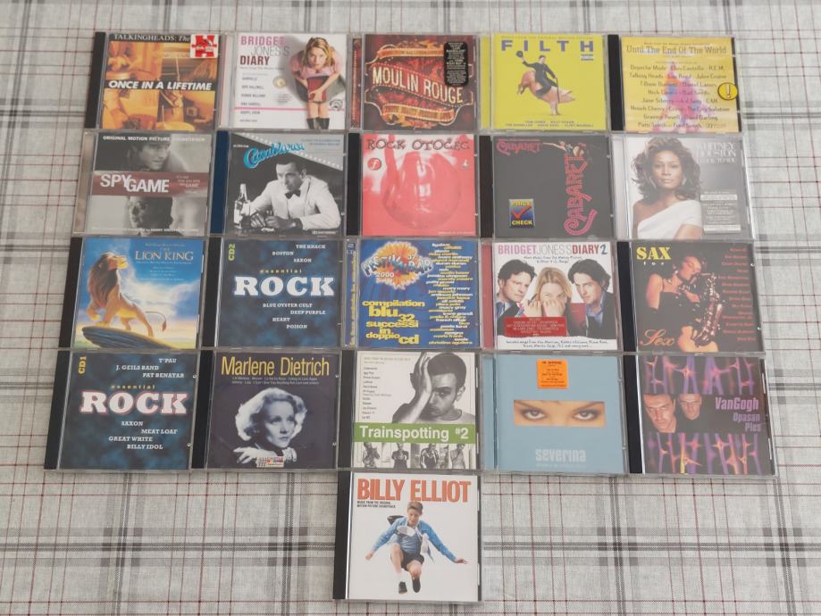 CD GLASBA 8,FILMSKA GLASBA,SAX,ROCK OTOČEC,WITHNAY,CASABLANCA,SEVERINA