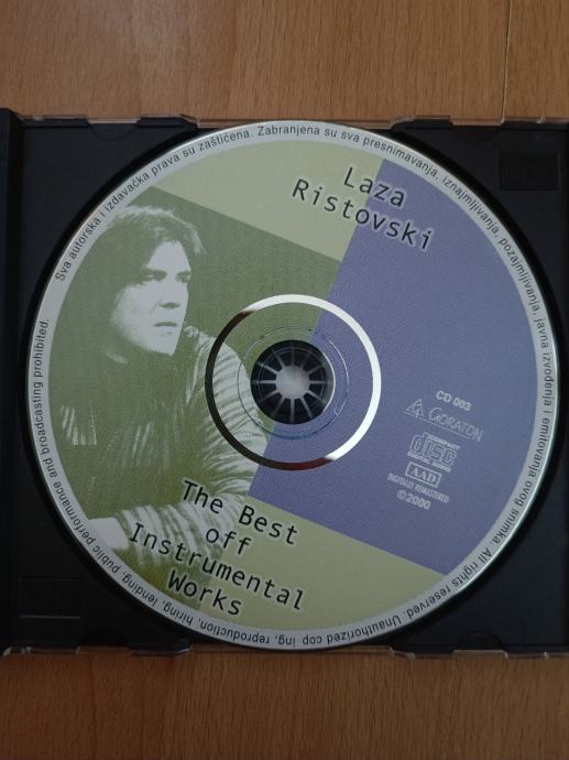Cd Laza Ristovski-The Best off Instrumental Works Ptt častim :)