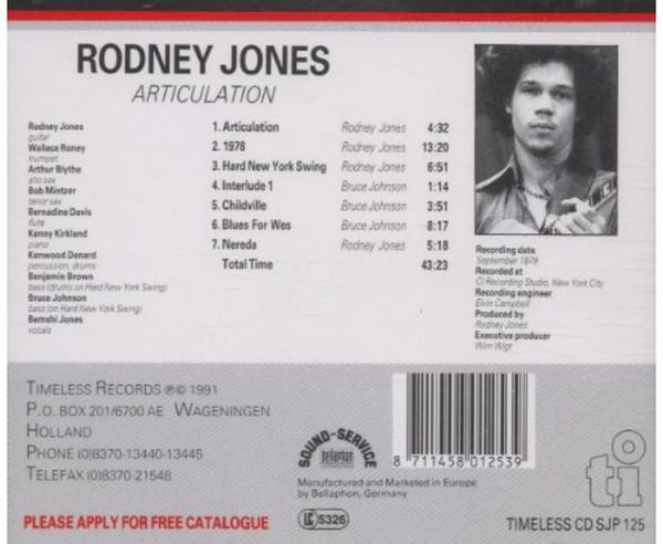 CD: RODNEY JONES