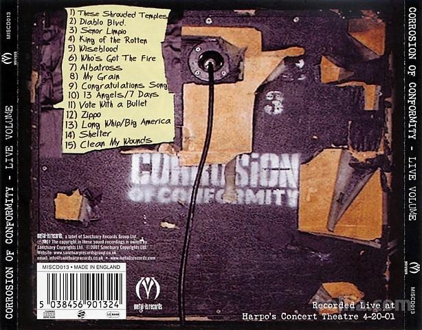 CD skupine Corrosion of Conformity-Live volume