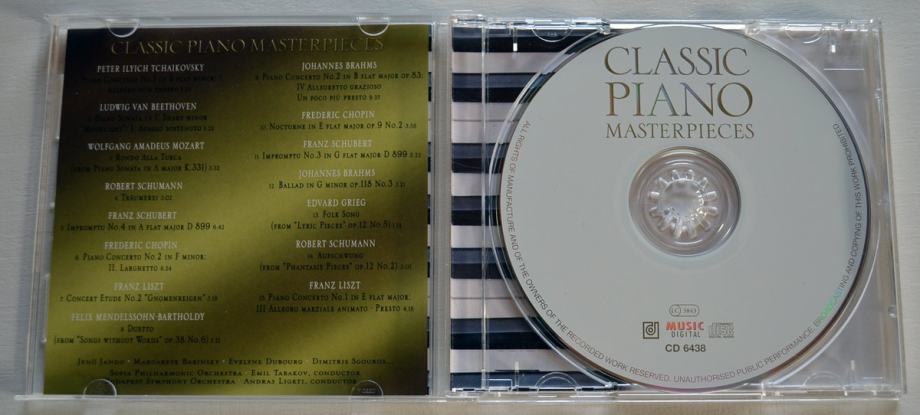 Classic Piano Masterpieces, 2 CD set