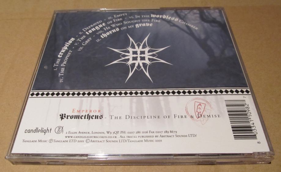 Emperor - Prometheus - The Discipline Of Fire & Demise (CD album)
