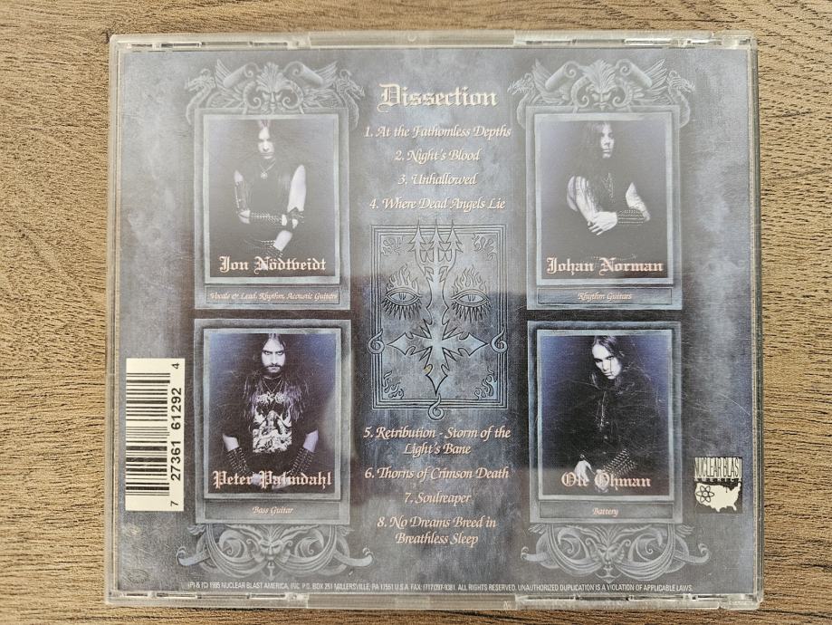 Glasbeni CD Dissection - Storm of the Lights Bane
