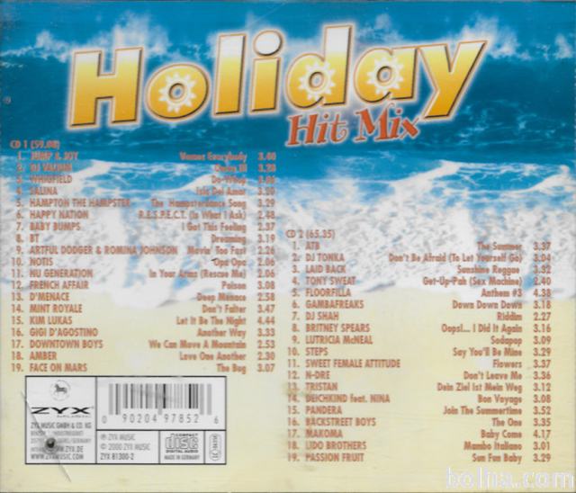 Holiday Hit Mix- 2 × CD, Compilation- 2000