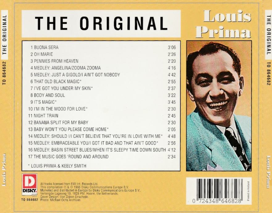 Louis Prima – The Original (CD)