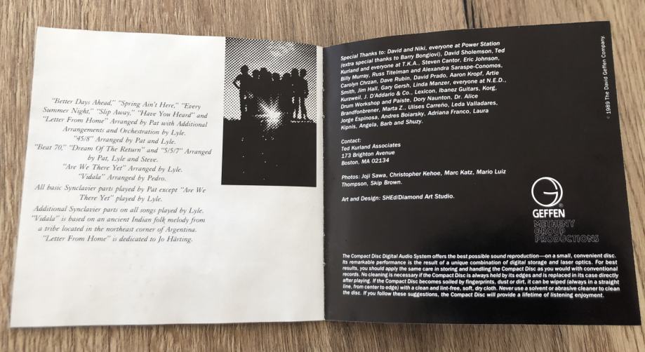 Pat Metheny Group - letter from home (1989)