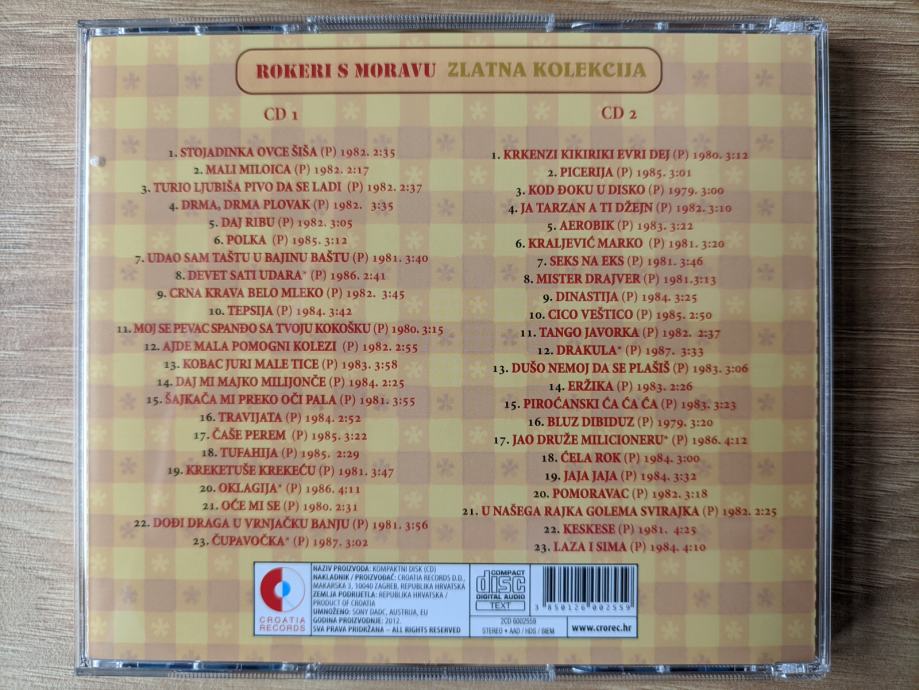 ROKERI S MORAVU - Zlatna kolekcija 2CD
