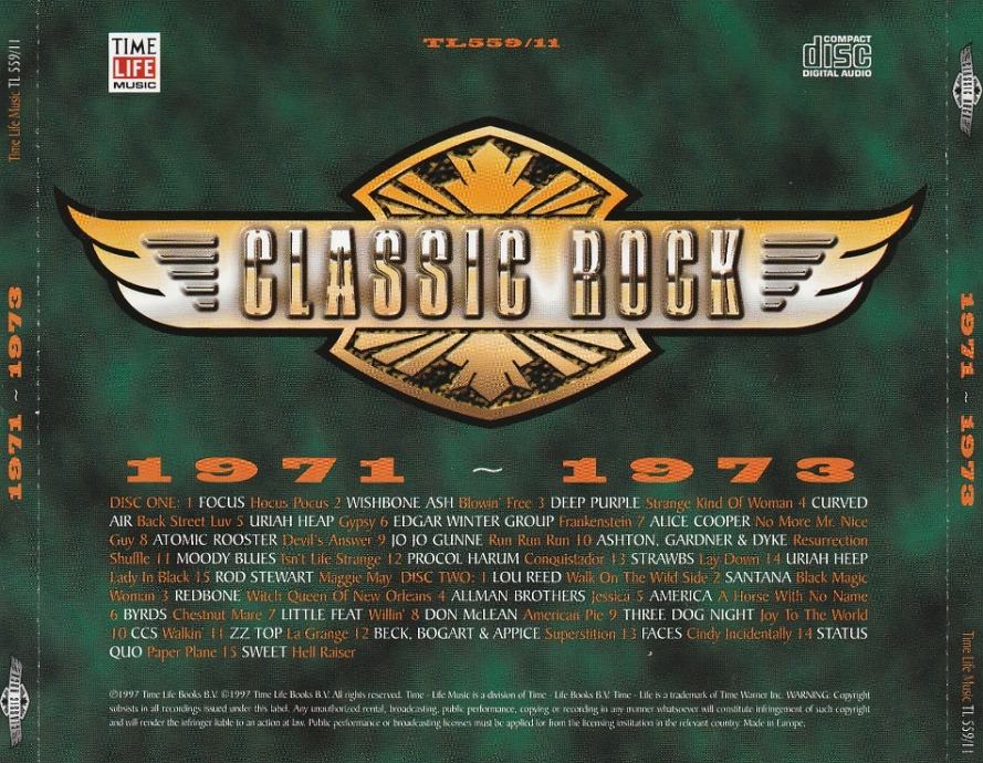 Various – Classic Rock: 1971-1973 (2x CD)