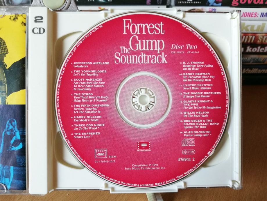 Various – Forrest Gump (The Soundtrack) Dvojna izdaja