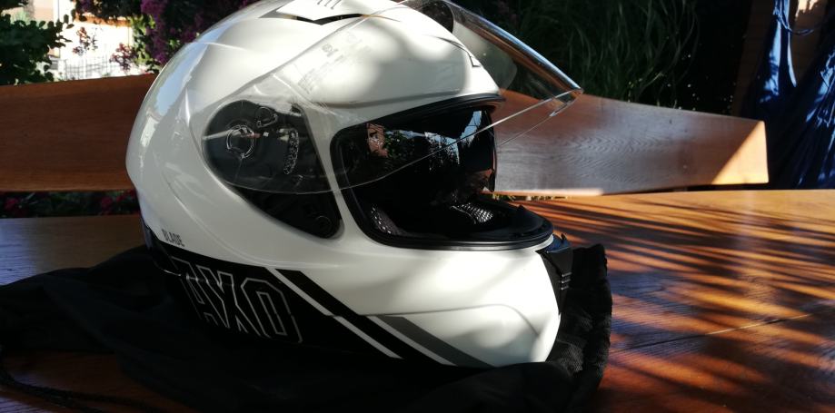 AXO Blade čelada, Bele barve, Velikost XL