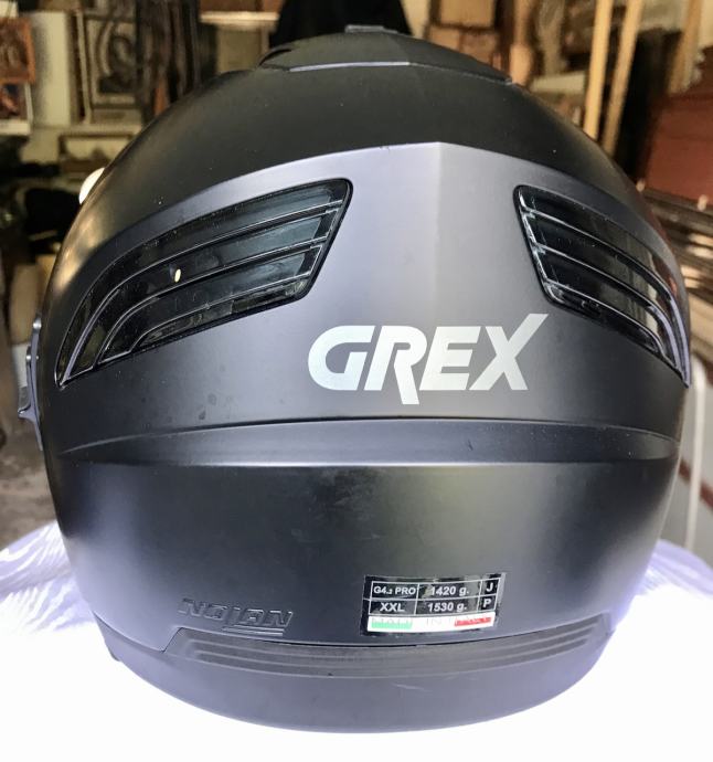 ČELADA GREX (by NOLAN) G4.2 PRO KINETIC N-COM - XXL - MALO RABLJENA!