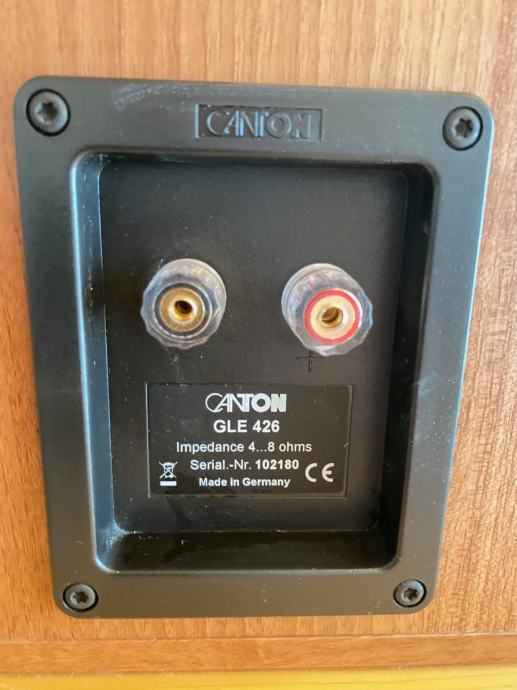 CANTON GLE 426 zvocniki. Kot novi.