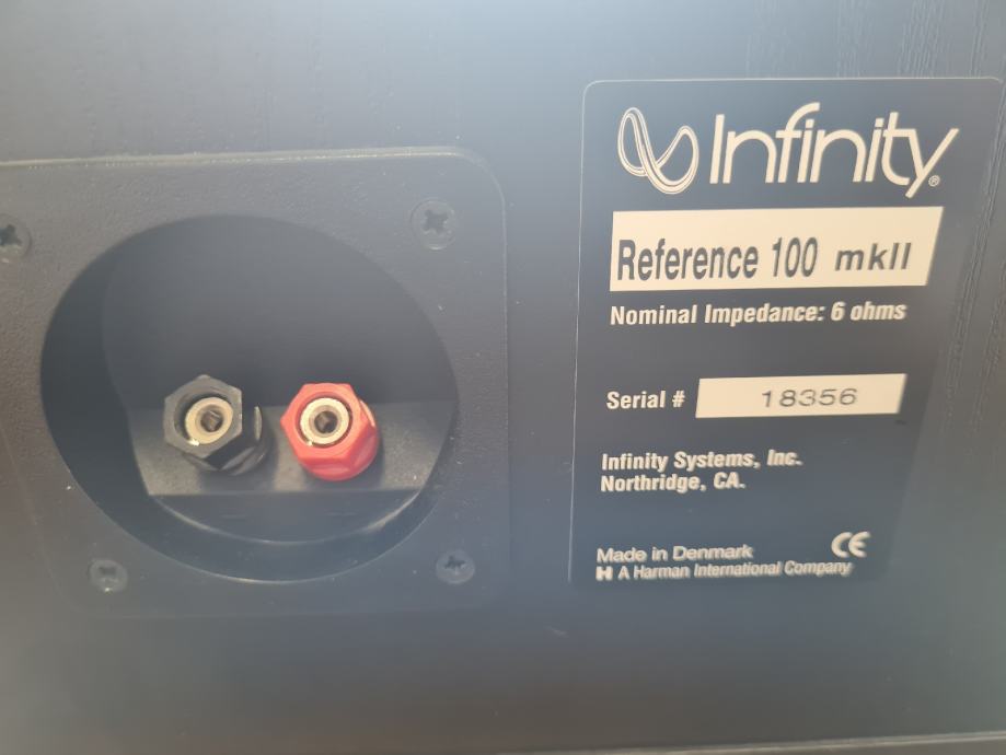 INFINITY REFERENCE 100 mkII, CENTER zvočnik, 100W
