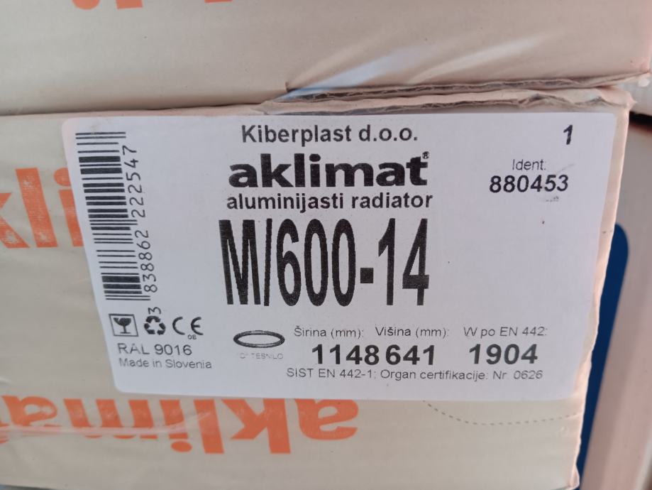 Aluminijasti Radiatorji Aklimat
