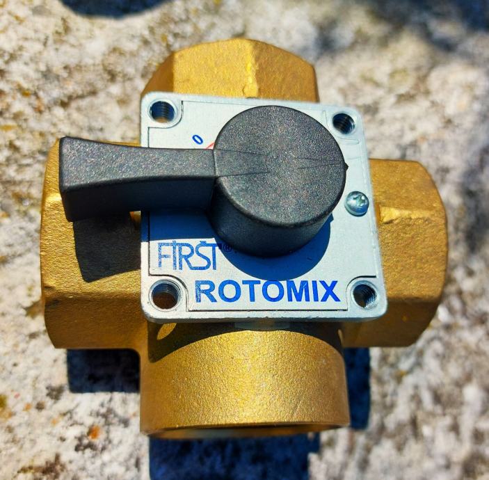 FIRŠT mešalni ventil ROTOMIX F4 5/4 colni oz. 39 mm 4-potni nov