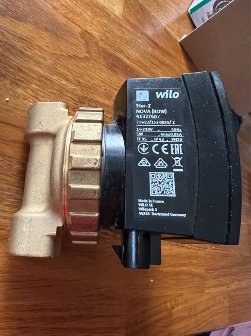 Wilo obtočna črpalka Wilo-Star-Z NOVA (ROW)