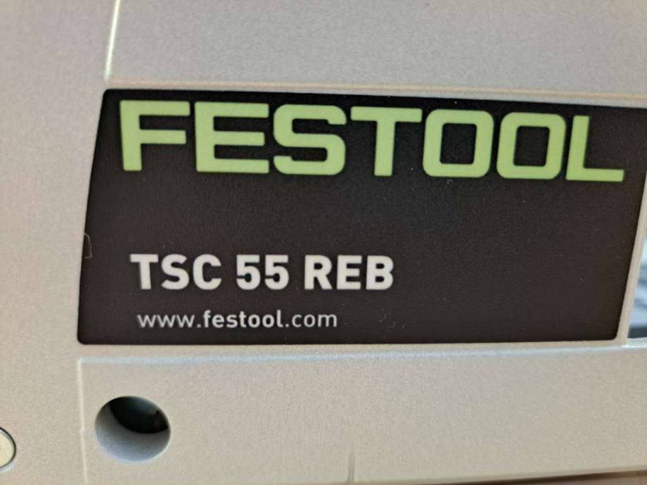 Festool akumulatorska potopna žaga TSC 55 REB, vključno z 2 x baterijo