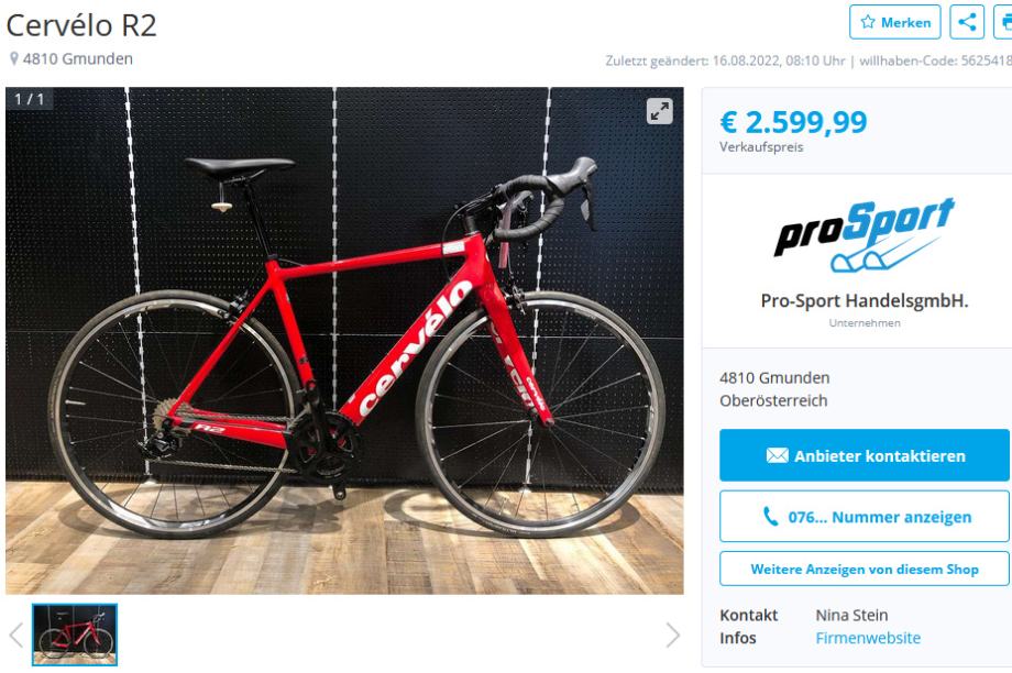 Cervelo R2 karnbon z obroči Fulcrum racing zero 2019
