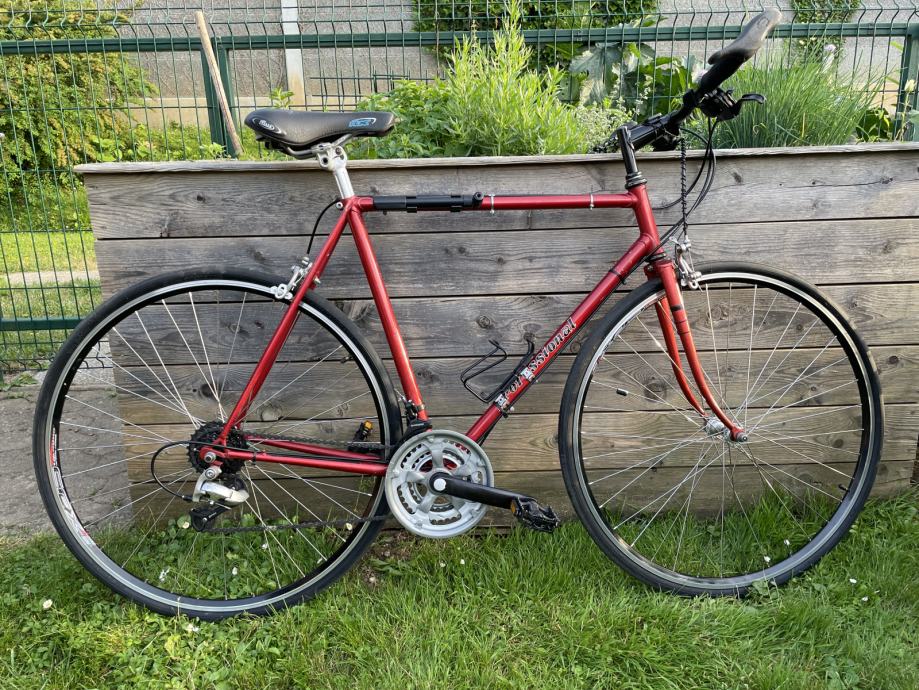 Dirkalno (vintage) kolo Colnago Professional predelano v cestno
