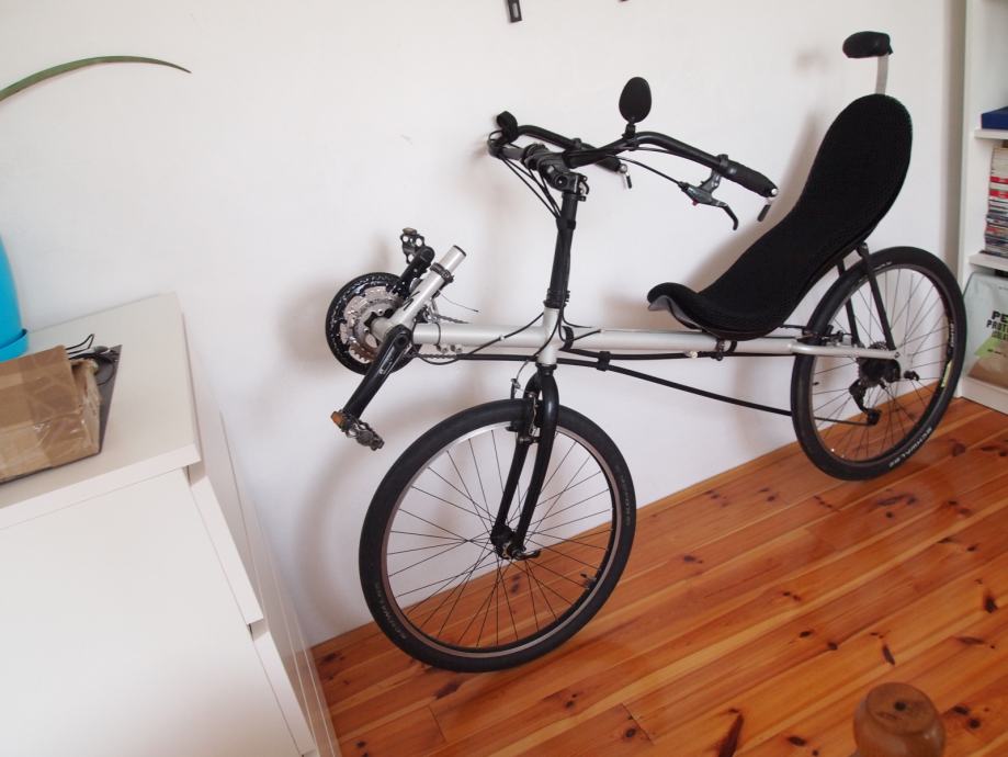 Ležeče cestno kolo - recumbent - Velomotion high racer
