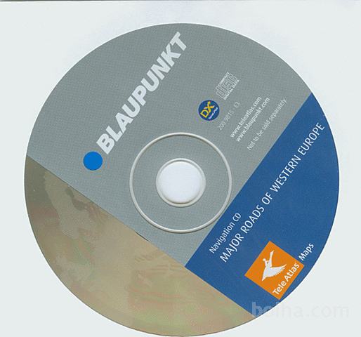 Blaupunkt TeleAtlas Major Roads of Europe Travelpilot DX