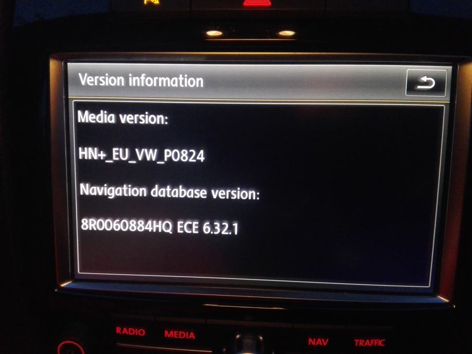 VW TOUAREG RNS 850 karte/mape/navigacija V15 2021