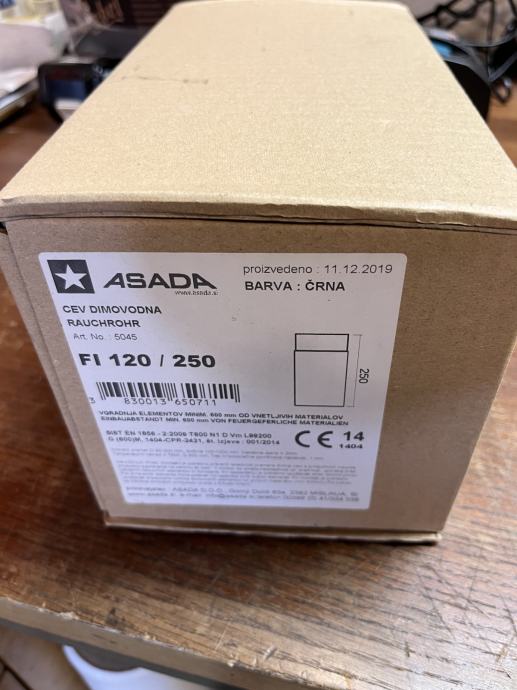 Dimovodna cev fi 120 / 250