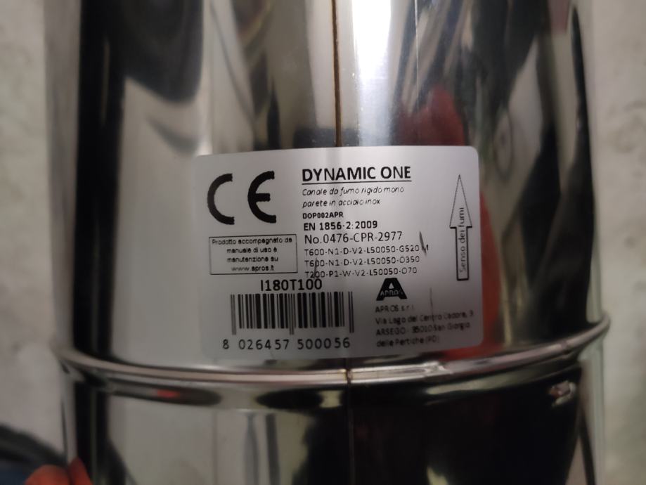 INOX ROSFRAJ DIMNIŠKA CEV CEVI DIMNIK CENTRALNA KURJAVA 100 180 200