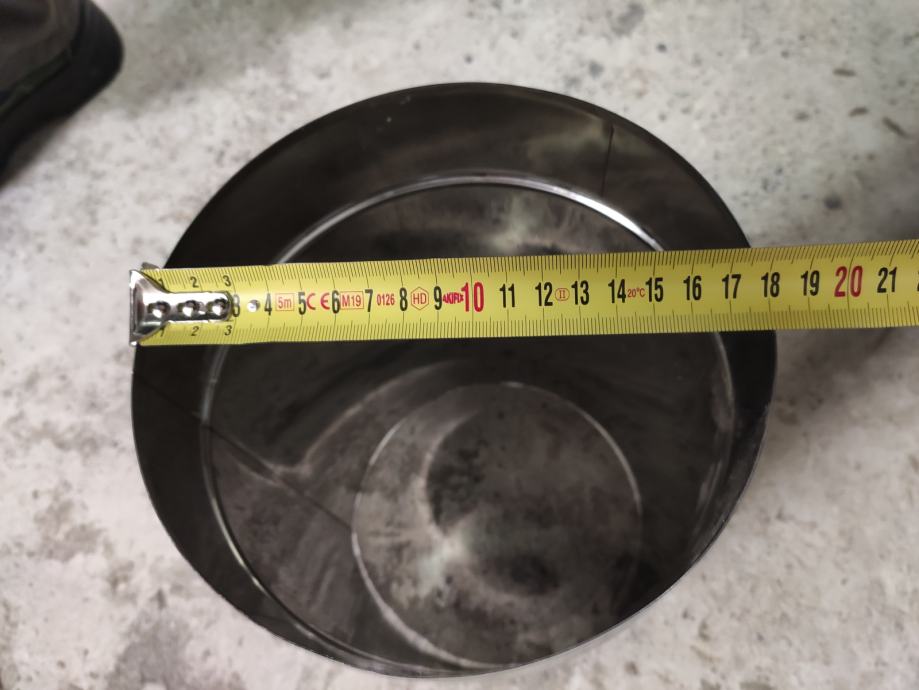 INOX ROSFRAJ DIMNIŠKA CEV CEVI DIMNIK CENTRALNA KURJAVA 100 180 200