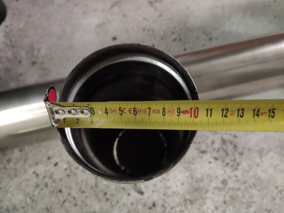 INOX ROSFRAJ DIMNIŠKA CEV CEVI DIMNIK CENTRALNA KURJAVA 100 180 200