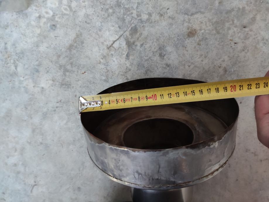 INOX ROSFRAJ DIMNIŠKA CEV CEVI DIMNIK CENTRALNA KURJAVA 100 180 200