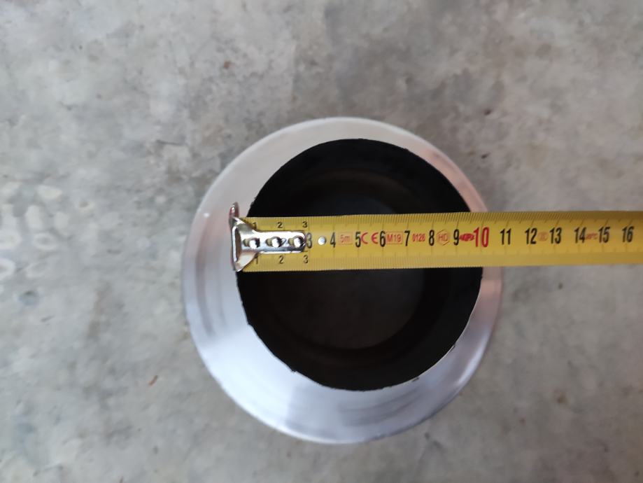 INOX ROSFRAJ DIMNIŠKA CEV CEVI DIMNIK CENTRALNA KURJAVA 100 180 200