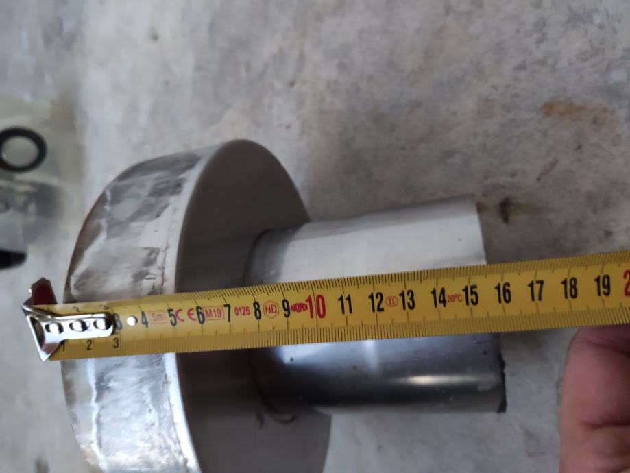 INOX ROSFRAJ DIMNIŠKA CEV CEVI DIMNIK CENTRALNA KURJAVA 100 180 200