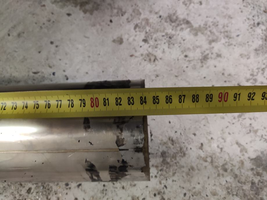 INOX ROSFRAJ DIMNIŠKA CEV CEVI DIMNIK CENTRALNA KURJAVA 100 180 200