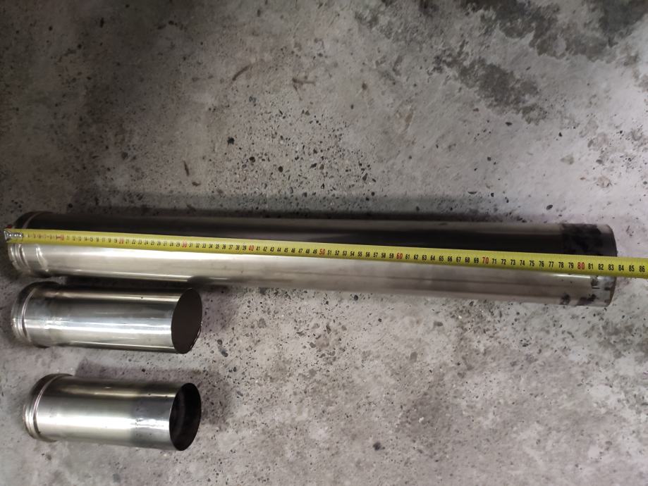 INOX ROSFRAJ DIMNIŠKA CEV CEVI DIMNIK CENTRALNA KURJAVA 100 180 200