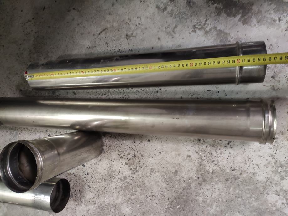 INOX ROSFRAJ DIMNIŠKA CEV CEVI DIMNIK CENTRALNA KURJAVA 100 180 200