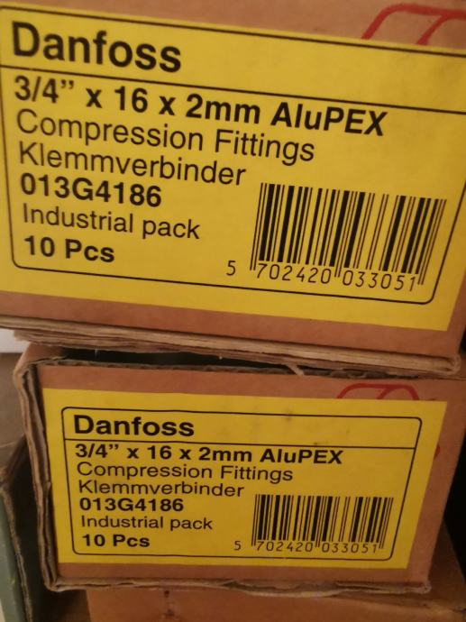 SPOJKE ZA CEVI AluPEX Danfoss (10 kos)