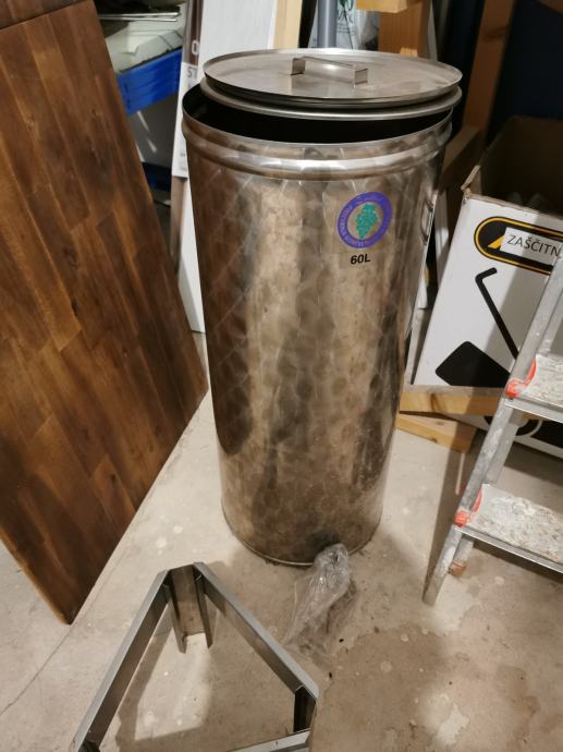 60L inox sod s podstavkom