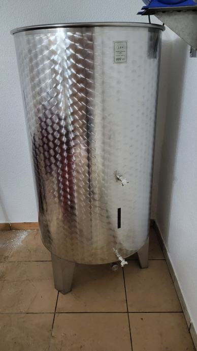 Cisterna 600l inox