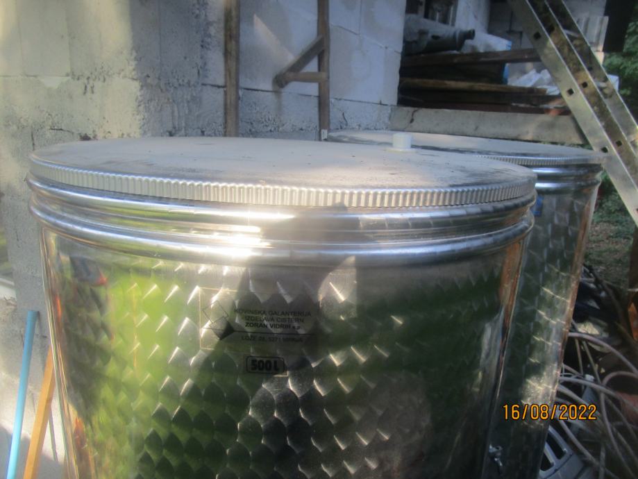 Cisterna inox 500lit.